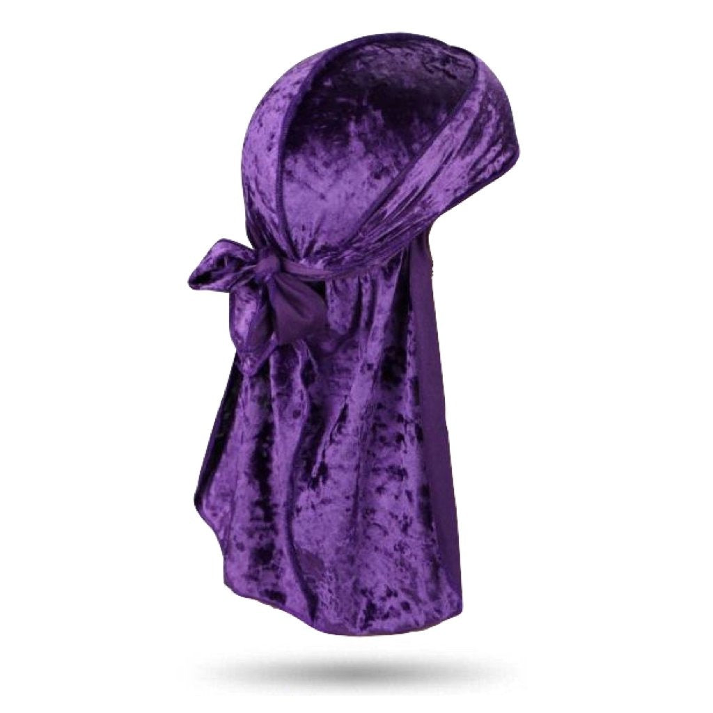 Durag Velours Premium Améthyste | L'Expert du Do-rag & Durags.fr
