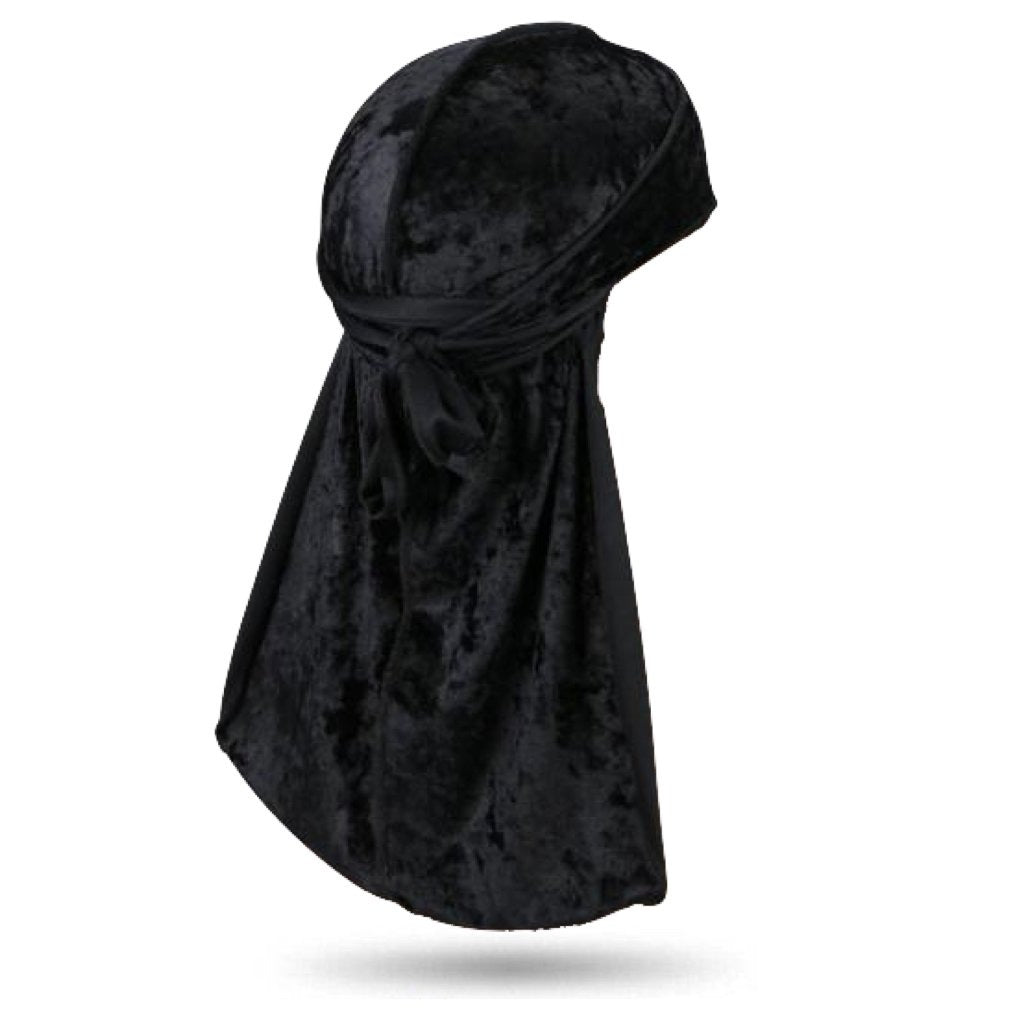 Durag Velours Premium Obsidienne | L'Expert du Do-rag & Durags.fr